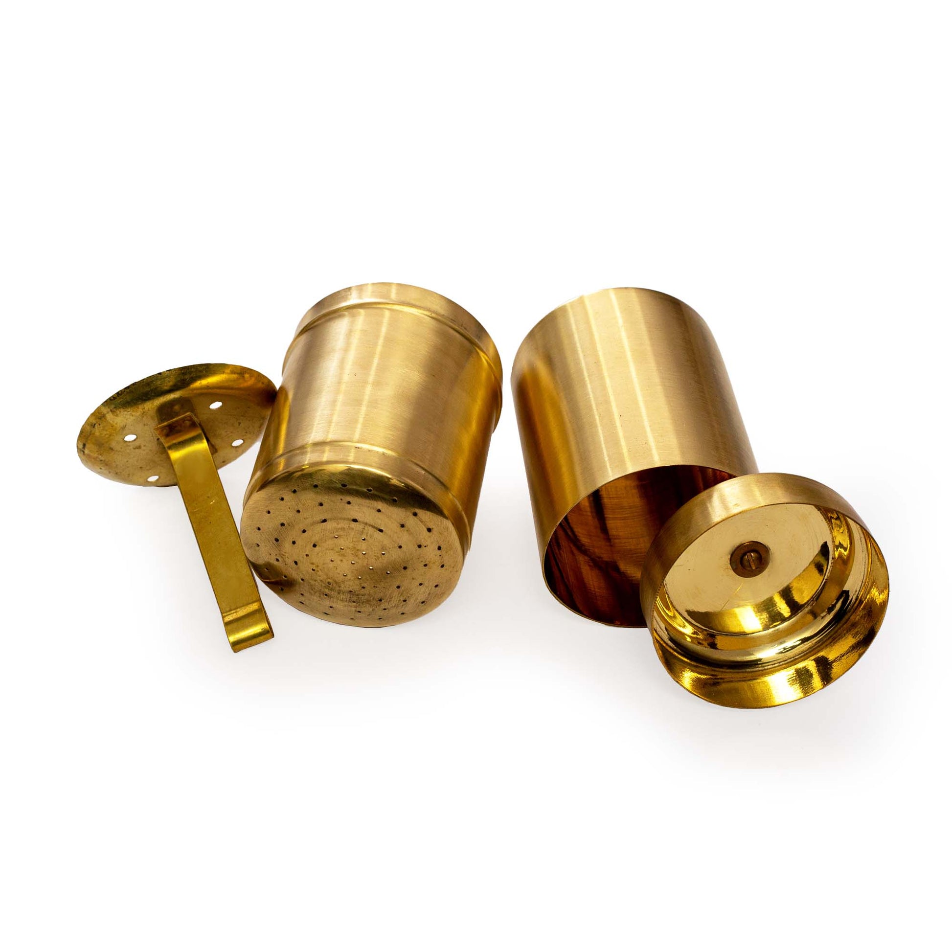 Brass Coffee Filter & Davara Set Combo | Authentic Coffee Brewing Set ...