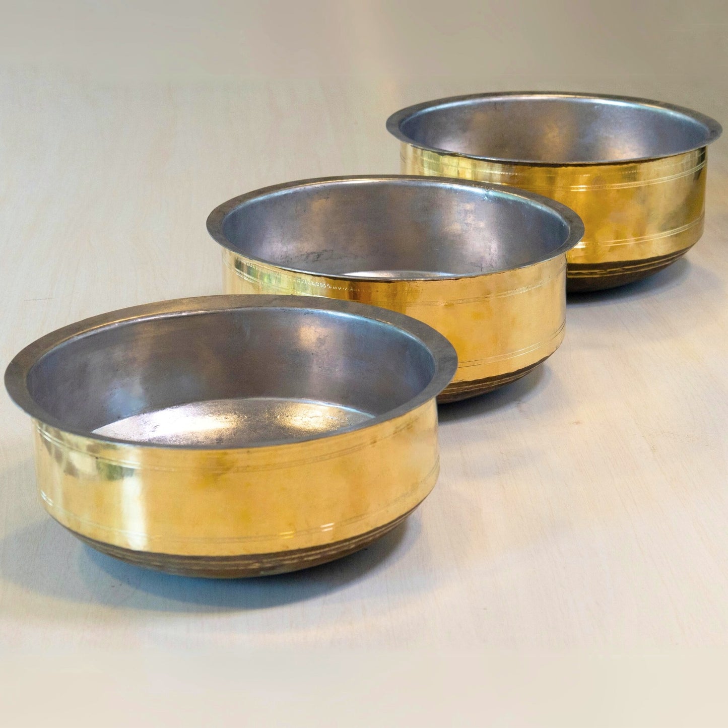 Brass Anda with Lining | Traditional Kitchen Storage | Shop Online ...