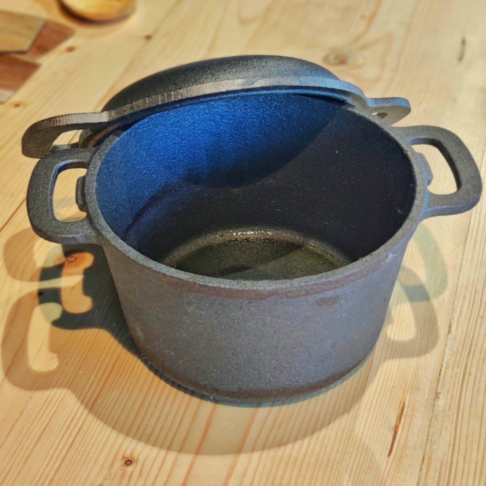 Buy Seasoned Cast Iron Dutch Oven | Traditional Cooking Pot by ...