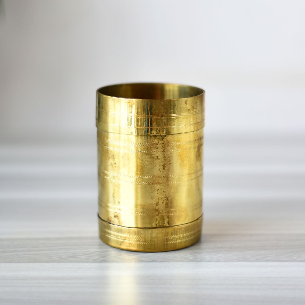 Buy Brass Measuring Cup | Traditional Brass Kitchen Tool by Essential ...