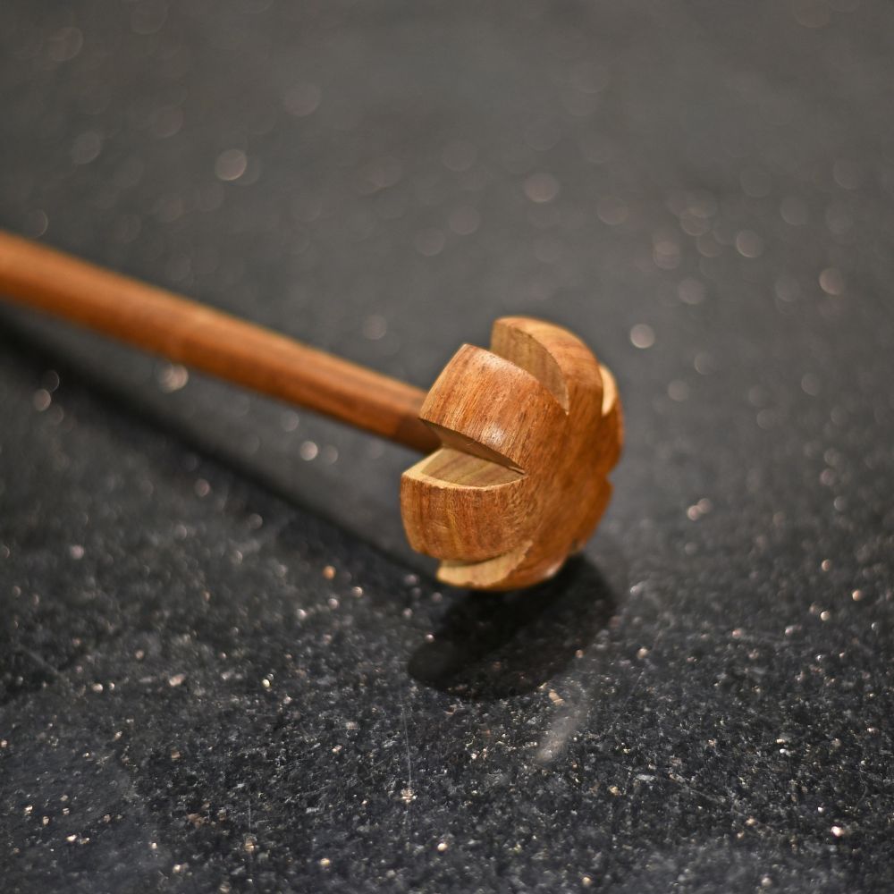 Buy Wooden Buttermilk Churner | Traditional Hand Churner for Homemade ...